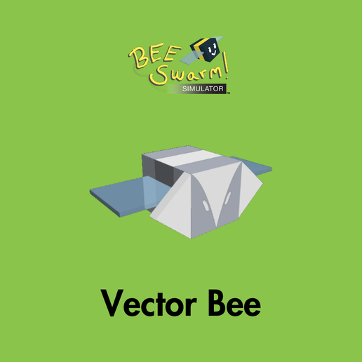 🐝 Vector Bee Figure (Bee Swarm Simulator)・ STL File for 3D printing・Cults