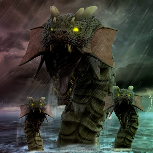 🎲 Hydra・ OBJ File for 3D printing・Cults