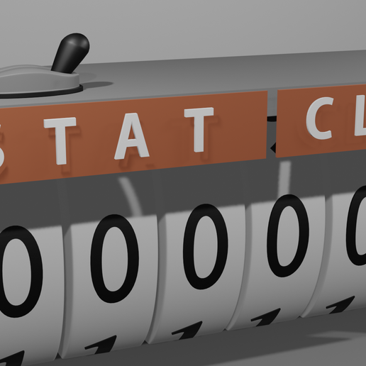 🕰️ Civilian Grade Stat Clock Team Fortress 2・ STL File for ・Cults