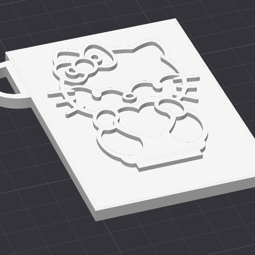 👋 Card Case with Hello Kitty・Free STL File for 3D printing・Cults