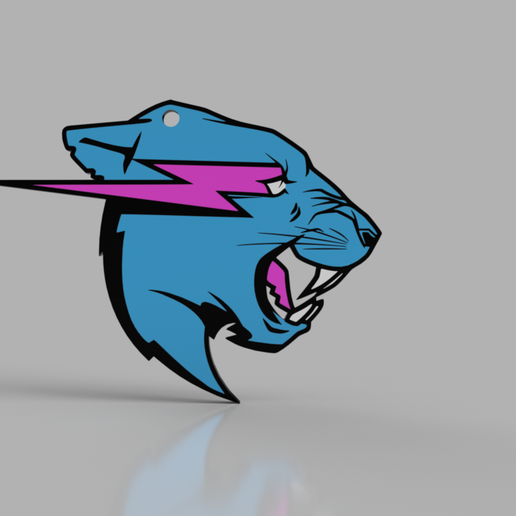 🗝️ Mr Beast Keychain・ STL File for 3D printing・Cults