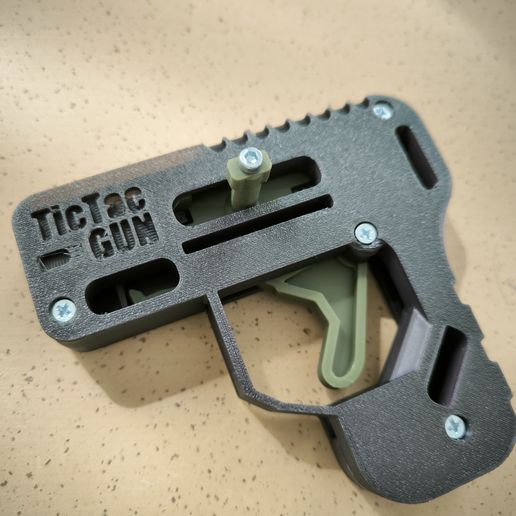 3D printing Tic Tac Gun・made with Bambu a1 mini・Cults