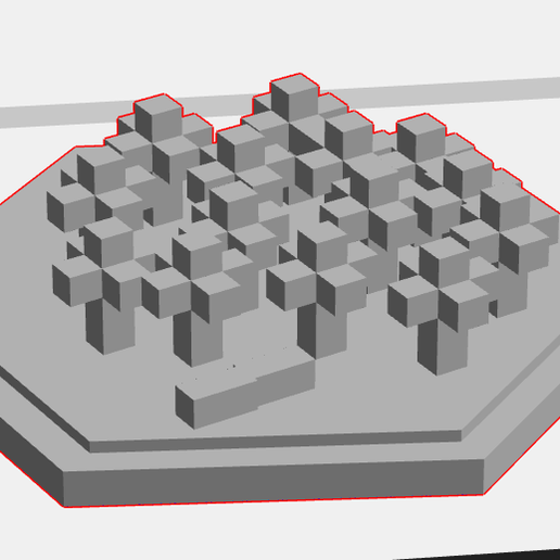 STL file Minecraft Catan Wood Hex 🪵 ・Template to download and 3D print ...