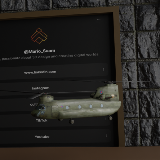 🚁 Chinook-Style Military Helicopter – 3D Printable Model・Free STL File ...