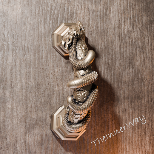 🐉 Dragon Handle・ STL File for 3D printing・Cults