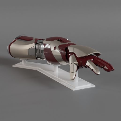 👨 Iron Man Mk 42 Mk 43 Motorized 3D Printable Arm Gauntlet・ 3D File for ...