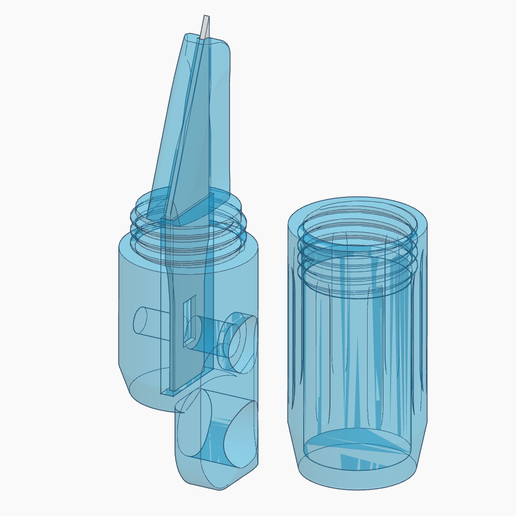 STL file X-ACTO Knife Blade Capsule 🔪 ・Template to download and 3D ...