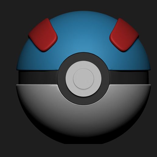 🐉 Pokemon Greatball・Free STL File for ・Cults