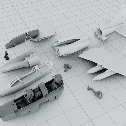 ️ Dassault Dornier Alpha Jet A attack Aircraft MODEL・ STL File for 3D ...