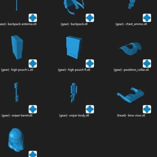 Archivo STL Clonesharpshooter One12 Scale Custom 3D print Files 3D ...