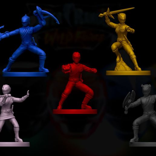 ⛑️ Power Ranger Wild Force・ STL File for 3D printing・Cults