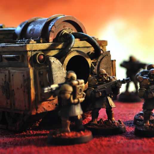 🪖 28mm Infantry Transport Tank For Sci Fi Guardsmen・Free STL File for ...