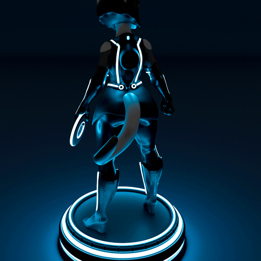 🐉 Quorra (SFW)・ STL File for 3D printing・Cults