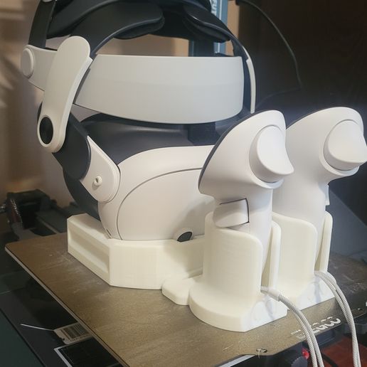 🎲 QUEST 3 (smaller) stand・Free STL File for 3D printing・Cults