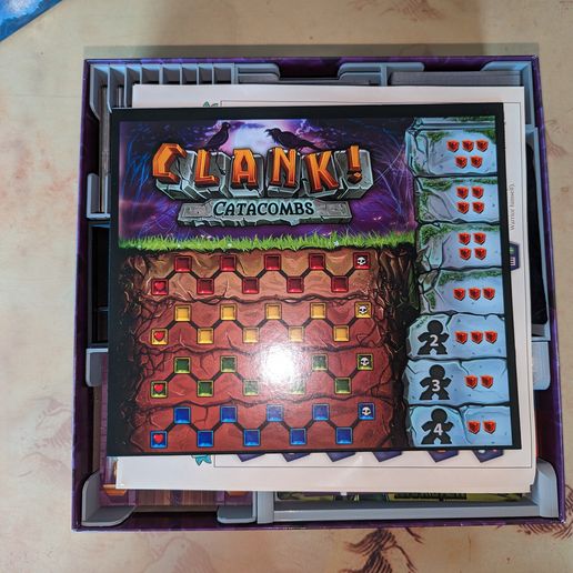 📦 Clank Catacombs Board Game Box Insert Organizer with Upper Management ...