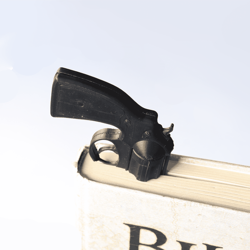 🔫 RevolverBookmark, revolver, weapon, bookmark, fun, small, book, mark ...