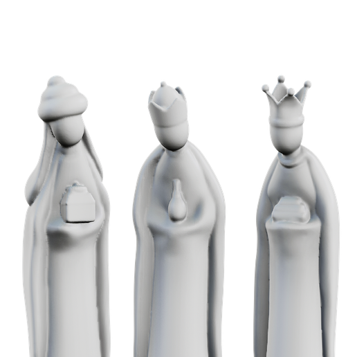 Archivo STL REYES MAGOS PESEBRE 🪞 ・Idea de impresión 3D para descargar ...