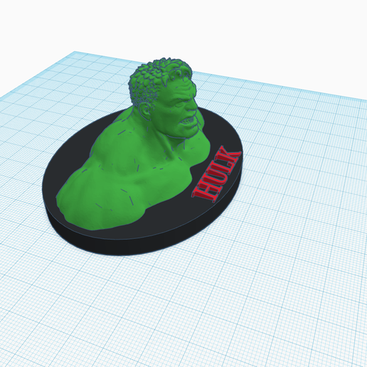 👤 Hulk Bust・Free STL File for ・Cults