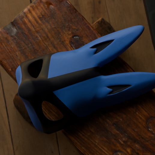 🐉 Lucario Mask - Pokémon GO Style Cosplay Prop STL (Split & Whole)・ STL ...