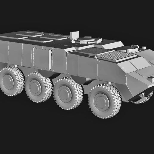 🇵🇹 Vbr pandur 2 8x8 portugal apc・ STL File for 3D printing・Cults