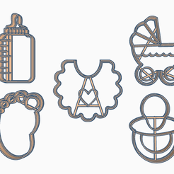 Download 26 3D models from babyshower listed by 3dcookiecutter • 3D ...