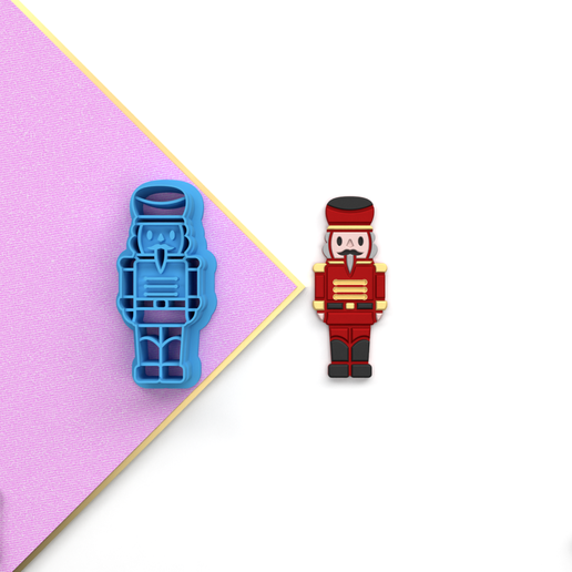 3D file The Nutcracker Polymer Clay Cutter *3 version cut *5 Size:/xmas ...