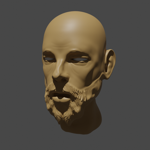 🗿 decapitated head・ STL File for 3D printing・Cults