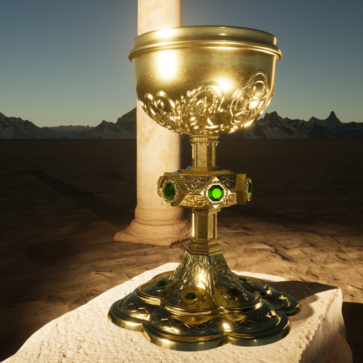 🎬 Indiana Jones and the Last Crusade False Grail・ STL File for ・Cults