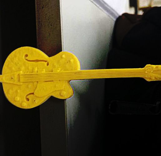 Free 3D file Gretsch Keyring 🗝️ ・Design to download and 3D print・Cults