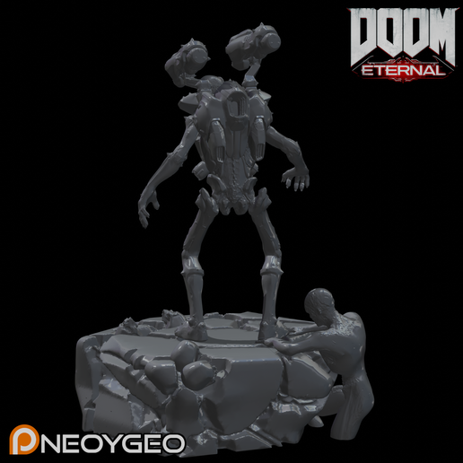 🏹 REVENANT - DOOM ETERNAL・Archivo STL para Impresión 3D・Cults