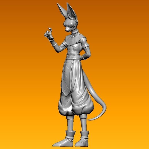 STL file Beerus Dragon ball Z model - 3D print 🐉 ・Model to download and ...