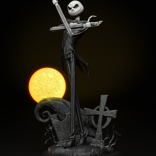 💬 Jack Skellington - Extra・ 3D File for 3D printing・Cults