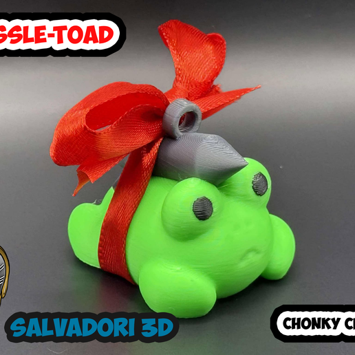 3MF file Chonky Chaps: Missle-Toad (Mistletoe) 🐸 ・3D printing design to ...