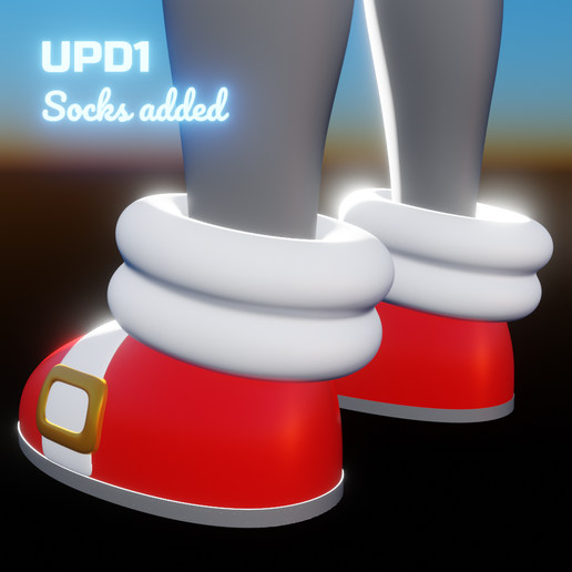 🦔 Sonic's Shoes - Sonic the Hedgehog Cosplay・ STL File for 3D printing ...