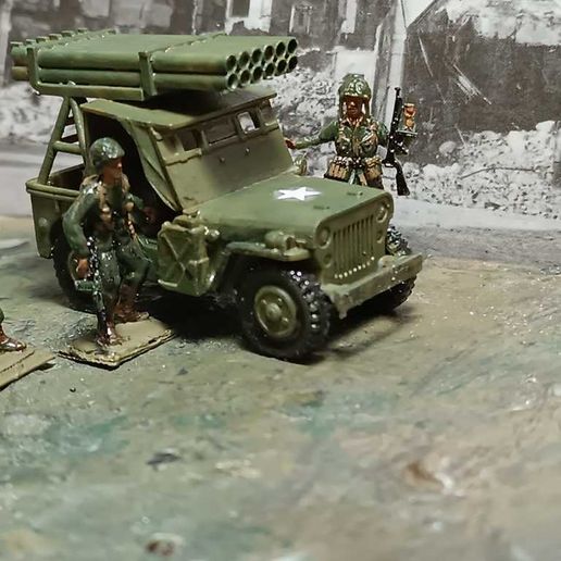 🇺🇸 Launch rockets jeep・Free 3D File for ・Cults