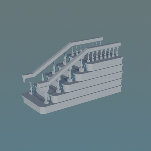 🪜 3D Staircase STL Model・ STL File for 3D printing・Cults