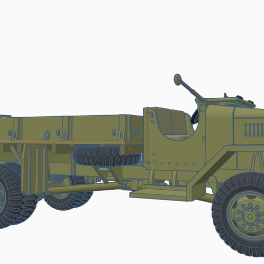 🚚 FWD Har-1 cargo truck・ STL File for 3D printing・Cults