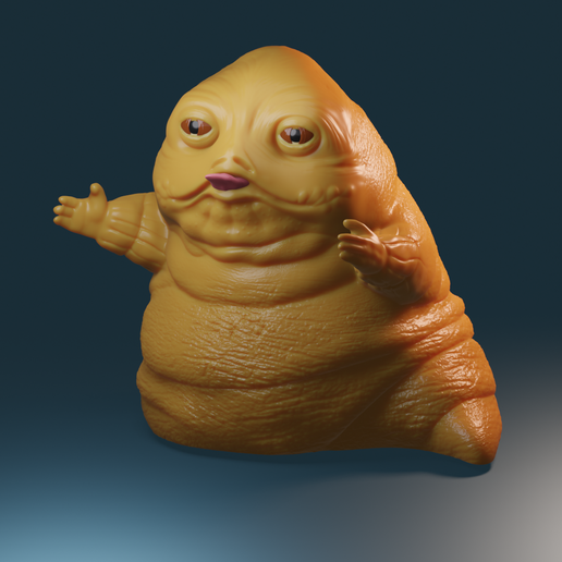 STL file BABY JABBA THE HUTT - 2 versions available 👶 ・3D printing idea ...