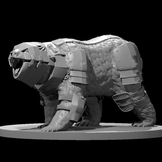 Бесплатный STL файл Неживой заводной медведь 🎲 ・3D-печатный дизайн для ...