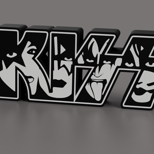 💋 Kiss Light Box・ STL File for 3D printing・Cults