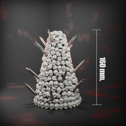 ⛰️ Mountain of skulls or skulls | 28 years later・ STL File for 3D printing・Cults