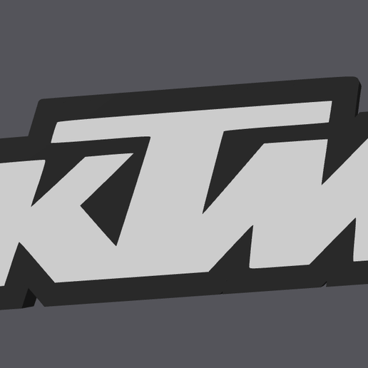 🏍️ Motorcycle KTM Emblem Led Lightbox・ STL File for 3D printing・Cults