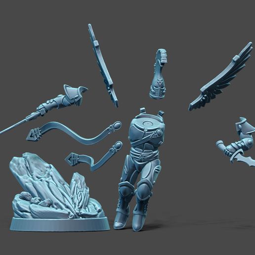 🛰 Space Elf・ STL File for ・Cults