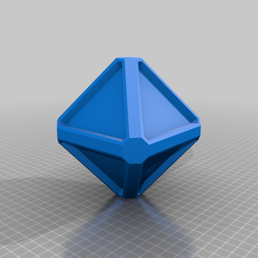 Free 3D file blank polyhedral dice with edges 🎲 ・3D printing model to ...
