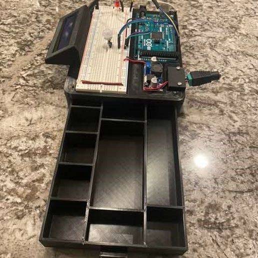 Free STL file Drawer for Breadboard for Arduino Mega or Uno With ...