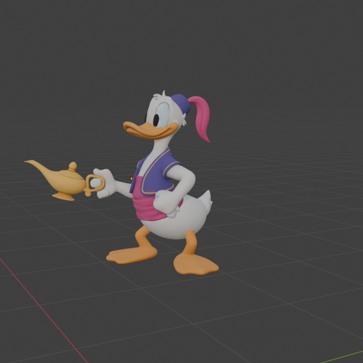 🦆 Donald Duck (Lamp Genie) - Magical Quest 3 SNES・ 3D File for 3D ...