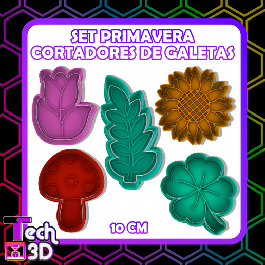 🍪 SPRING COOKIE CUTTER SET / SPRING COOKIE CUTTER SET・ 3D File for 3D ...