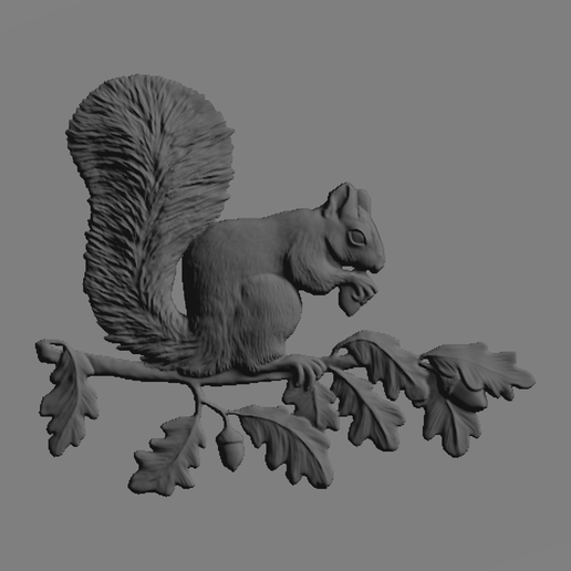 STL file squirrel stl cnc design 👾 ・3D printing template to download・Cults