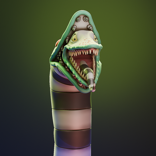 🎃 Sandworm - Beetlejuice・ STL File for 3D printing・Cults