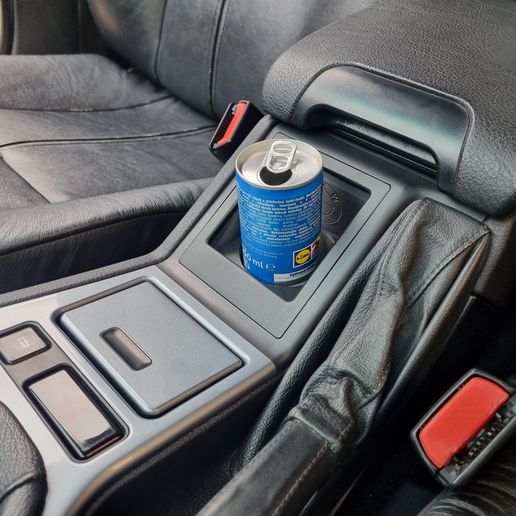 🛞 BMW E39 Cup Holder Spring Loaded・ 3MF File for 3D printing・Cults